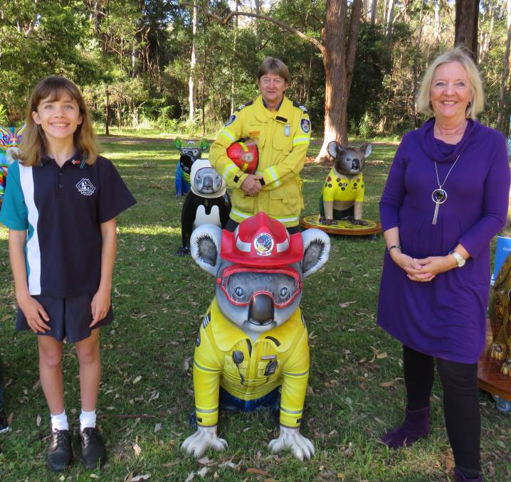 Frankie the Firefighter koala sculpture joins the Hello Koalas ...